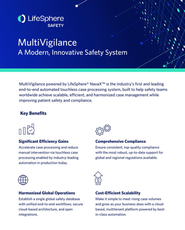 MultiVigilance Fact Sheet | ArisGlobal