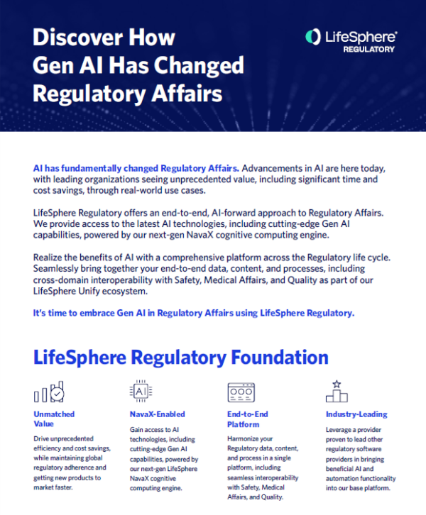 LifeSphere Regulatory Fact Sheet | ArisGlobal
